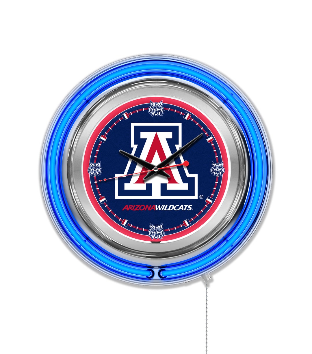 University of Arizona Neon Clock | UA Wildcats 15" Neon Clock | Sports ...