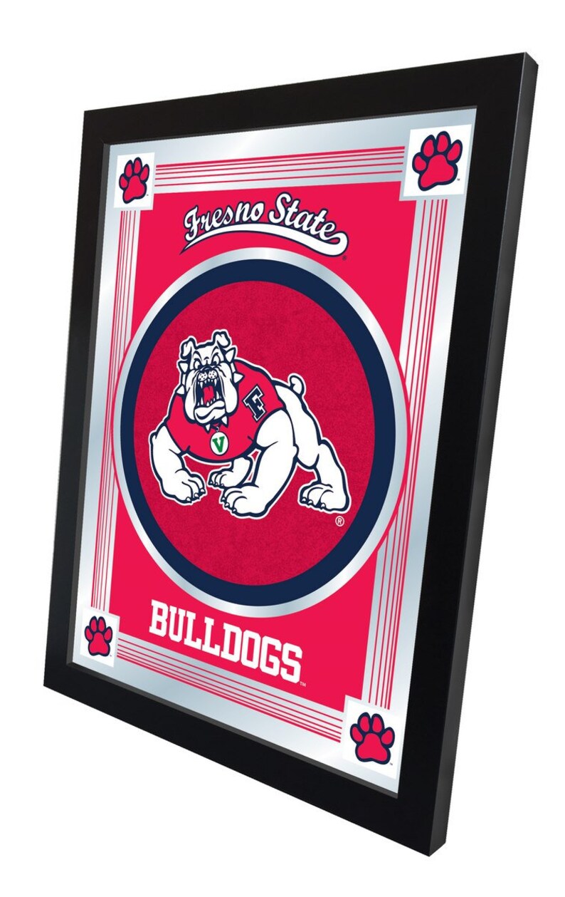 Fresno State University Logo Wall Mirror Premium NCAA Team - Etsy