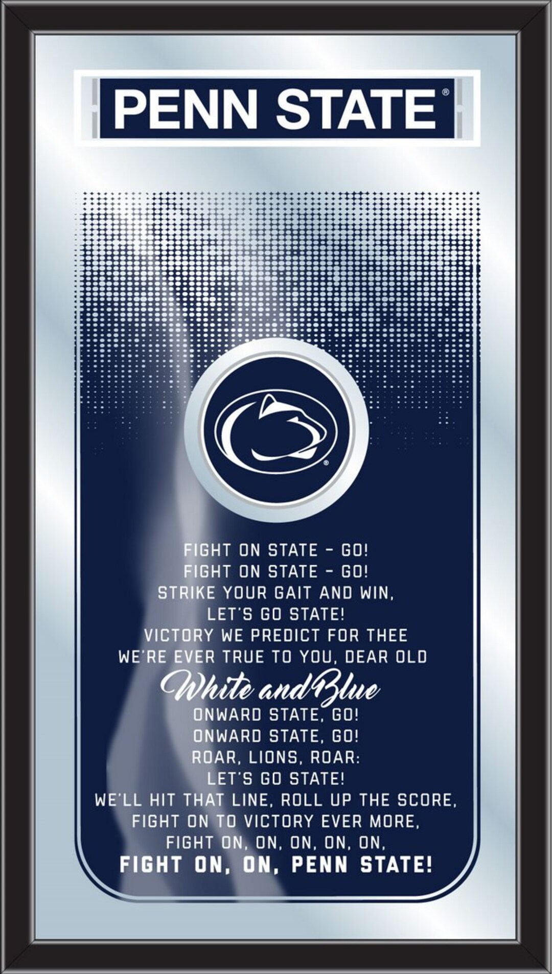Pennsylvania State University Fight Song Wall Mirror| Penn State ...
