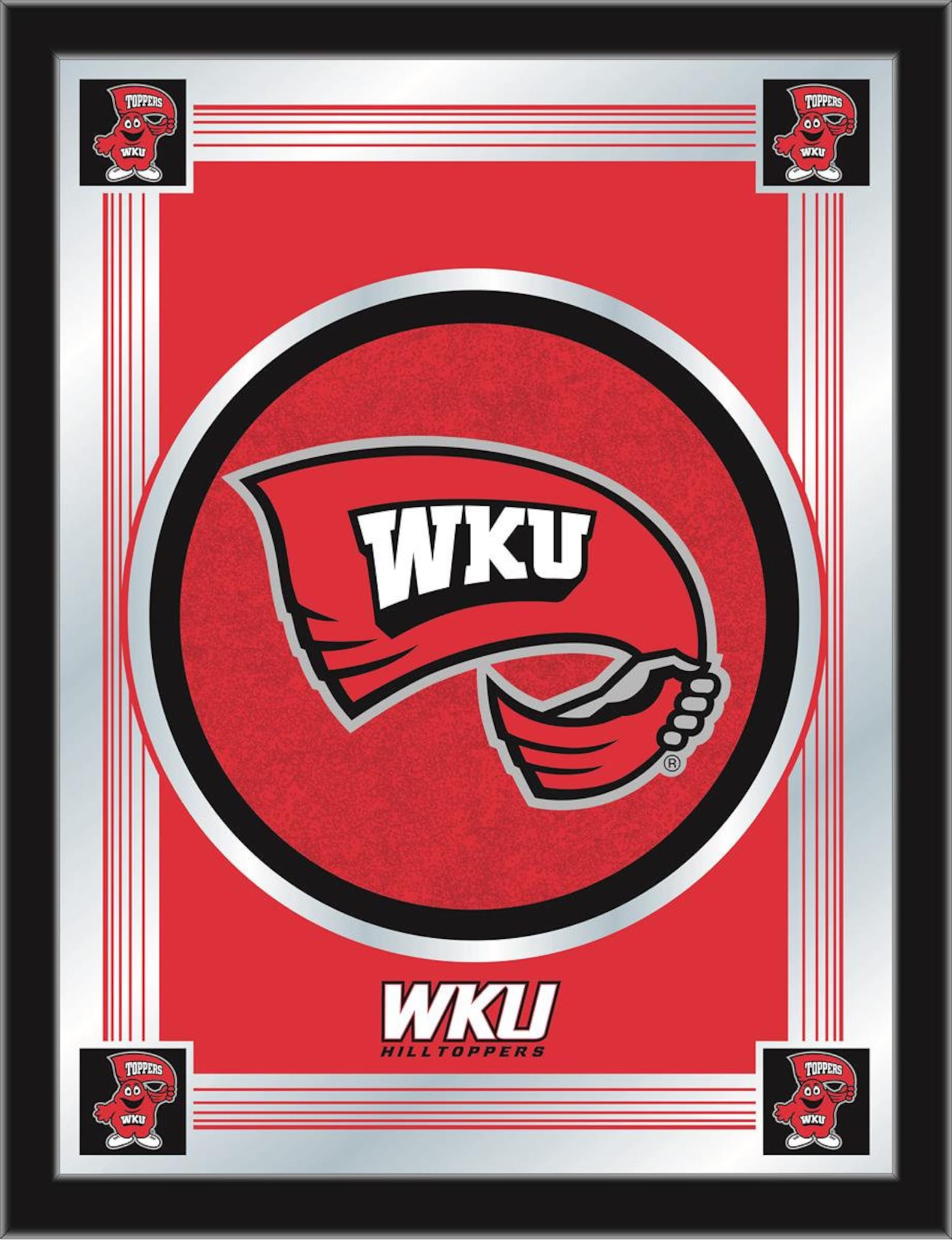 Western Kentucky University Logo Wall Mirror WKU Hilltoppers Decor - Etsy