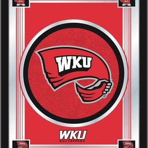 Western Kentucky University Logo Wall Mirror | WKU Hilltoppers Decor - Etsy