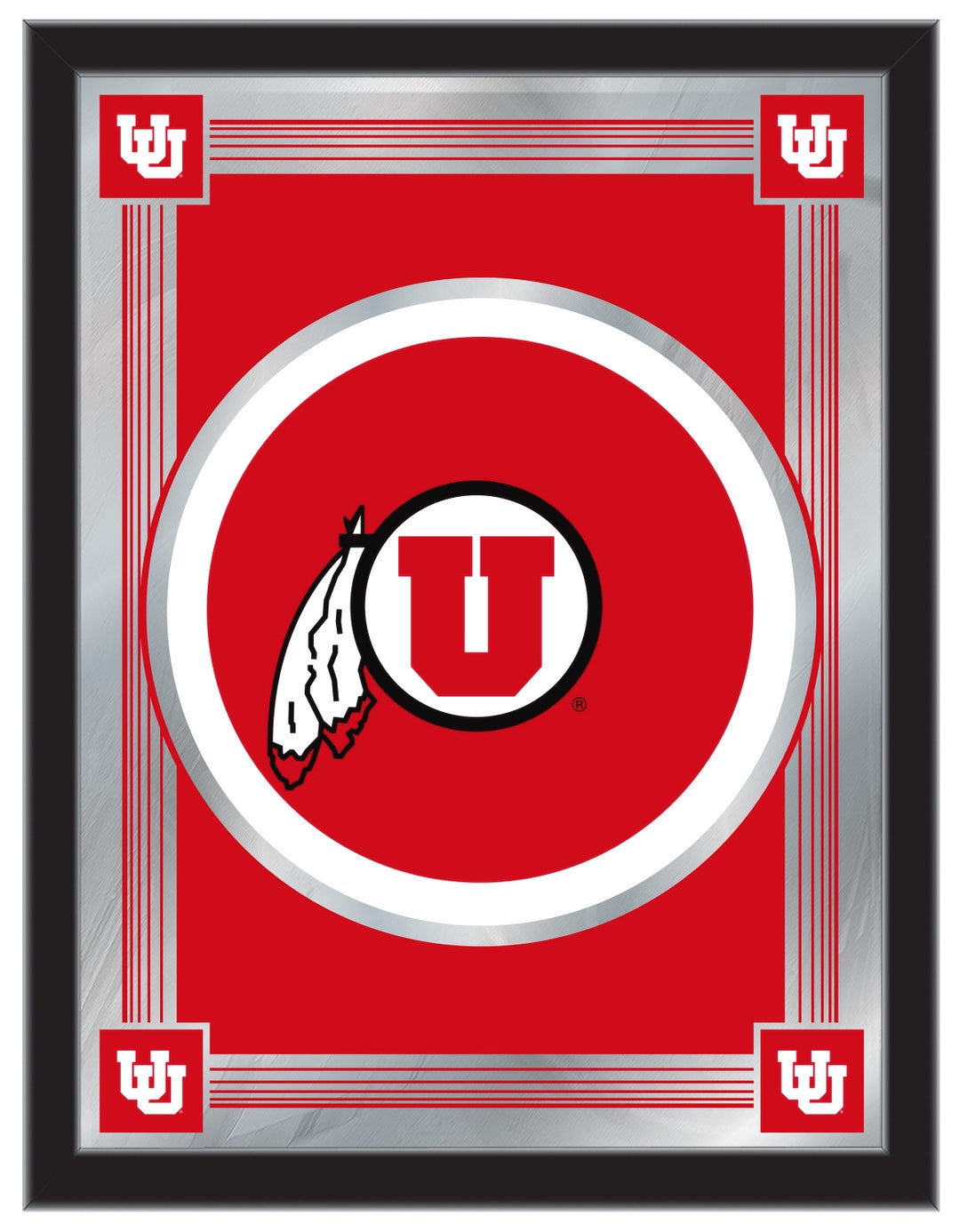 University of Utah Logo Wall Mirror | Utah Utes Decor - Etsy