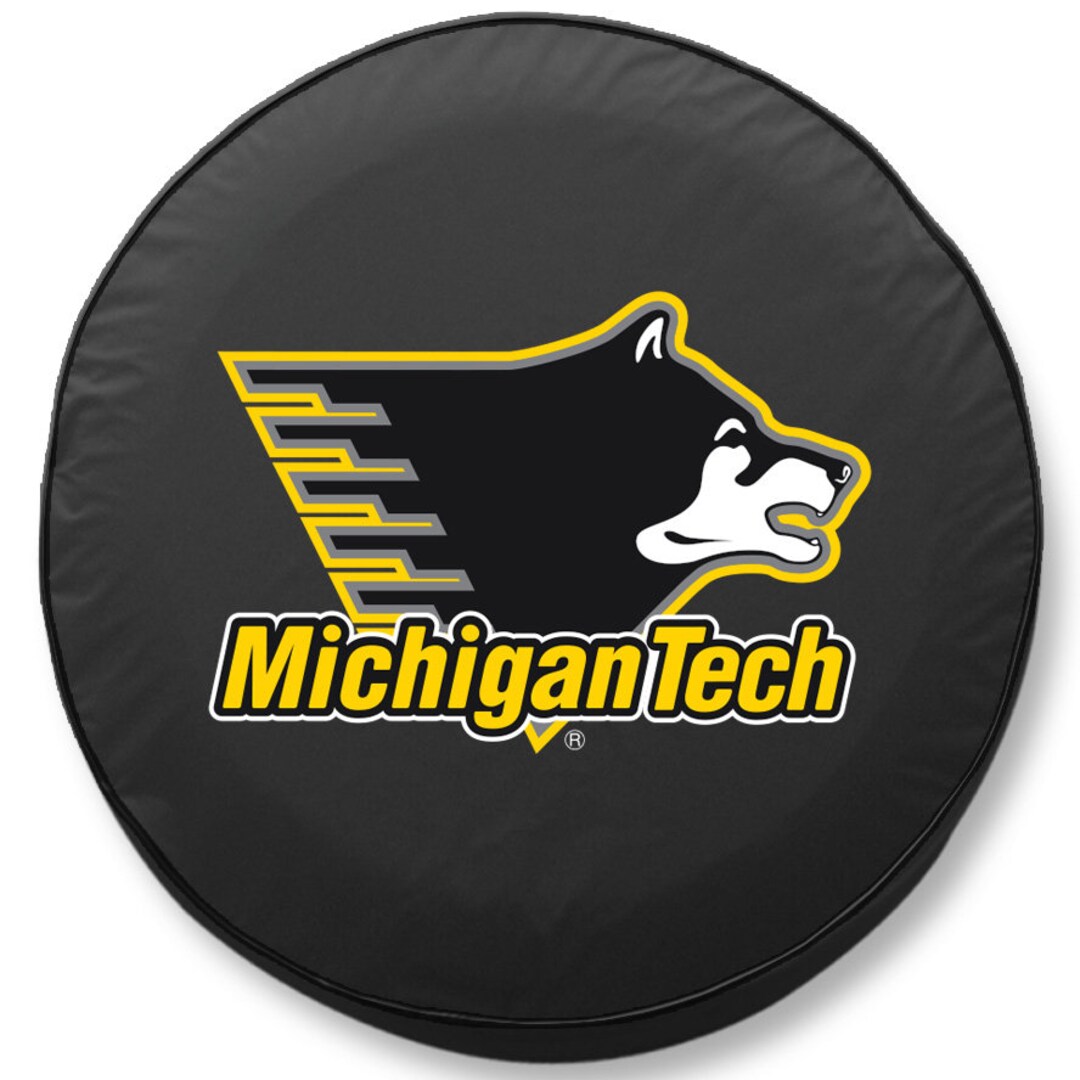 Michigan Tech Vintage Logo Tire Cover MTU Huskies Logo - Etsy