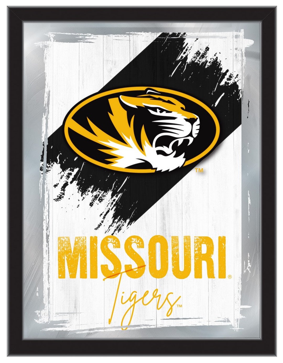 University of Missouri Logo Wall Mirror 08 | UM Tigers Decor - Etsy