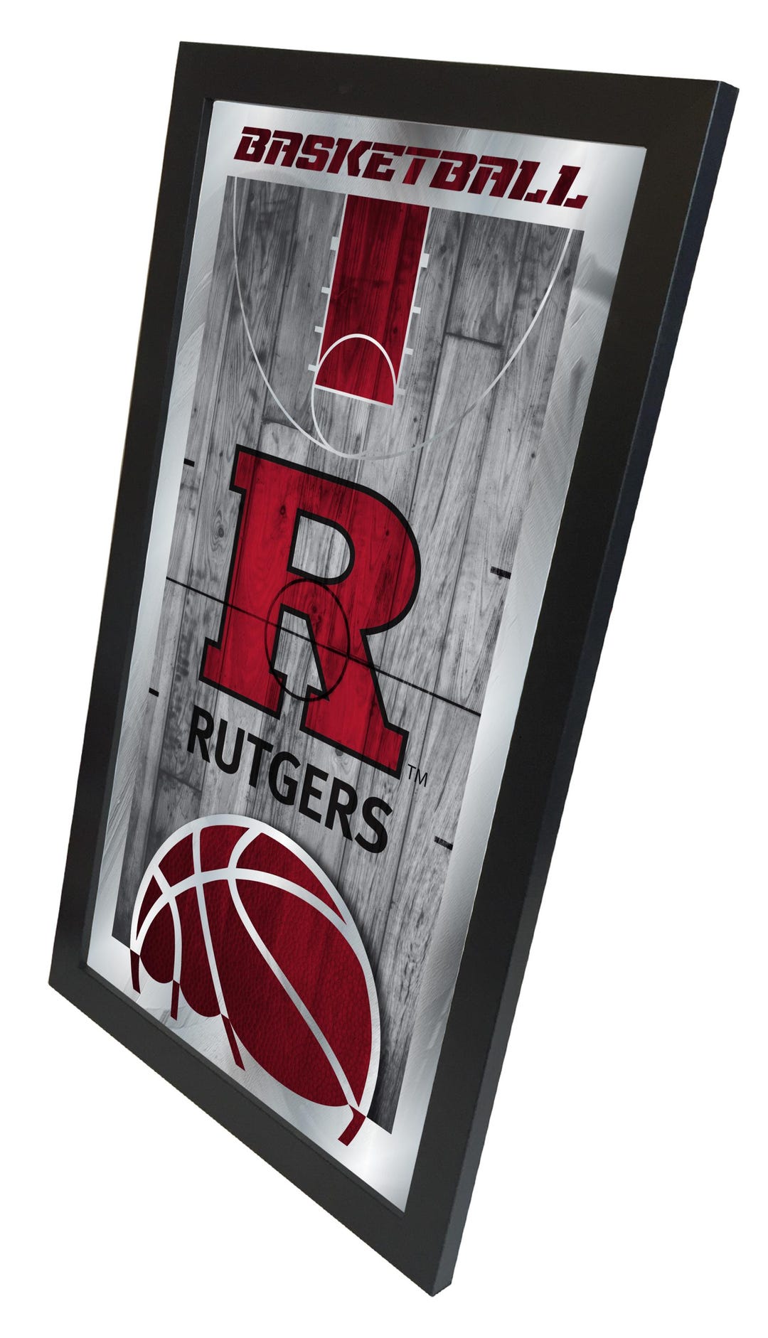 Rutgers Basketball Wall Mirror | RU Scarlet Knights Fan Decor - Etsy