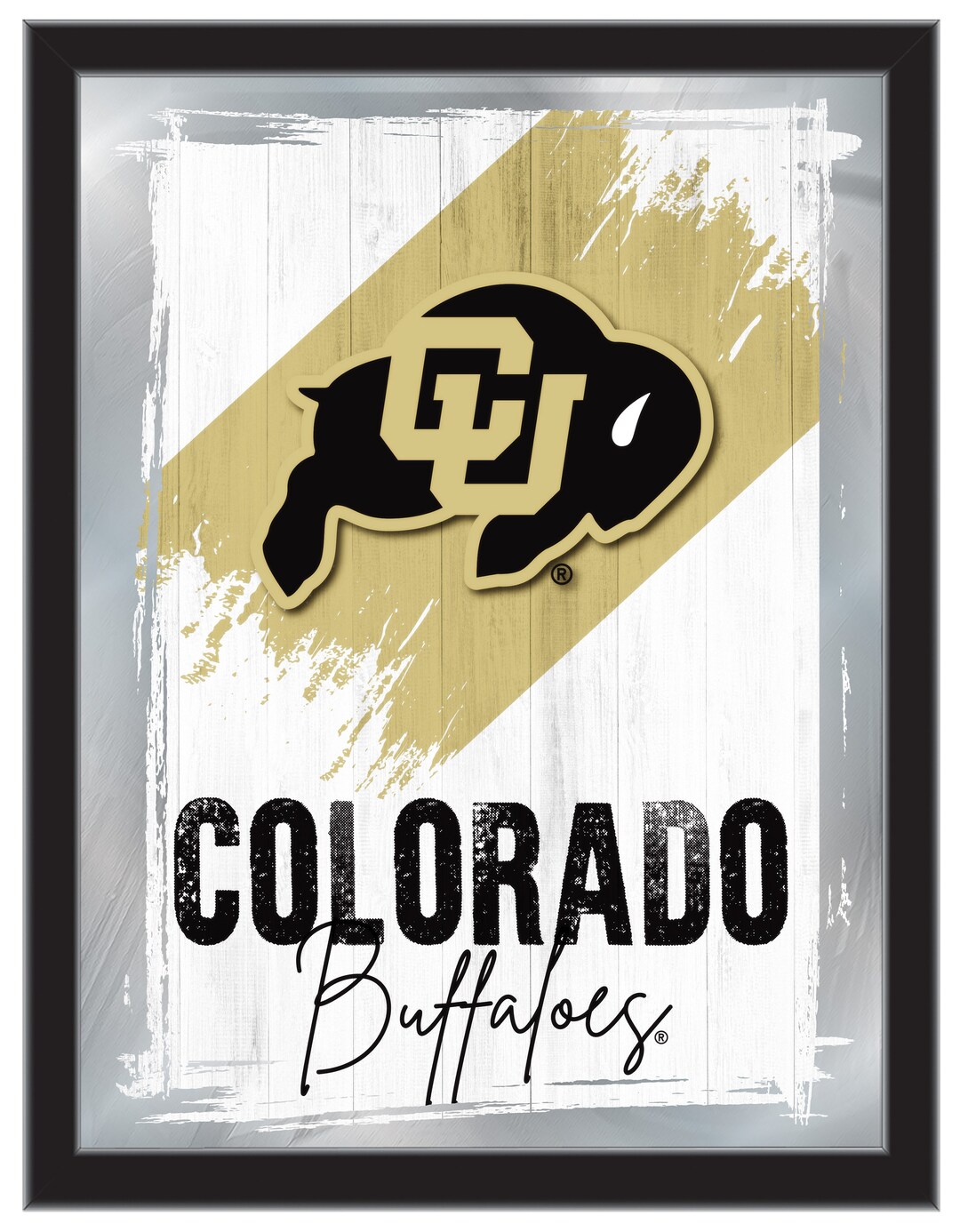 University of Colorado Logo 08 Wall Mirror UC Buffaloes Decor - Etsy