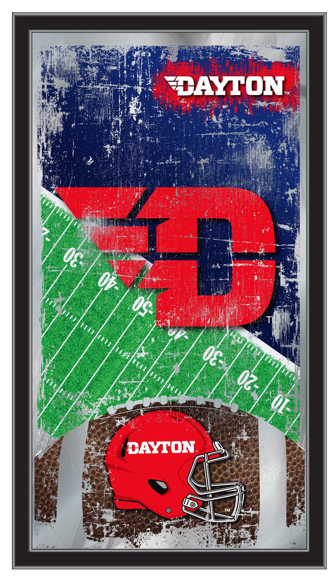 University of Dayton Football Wall Mirror | UD Flyers - Etsy