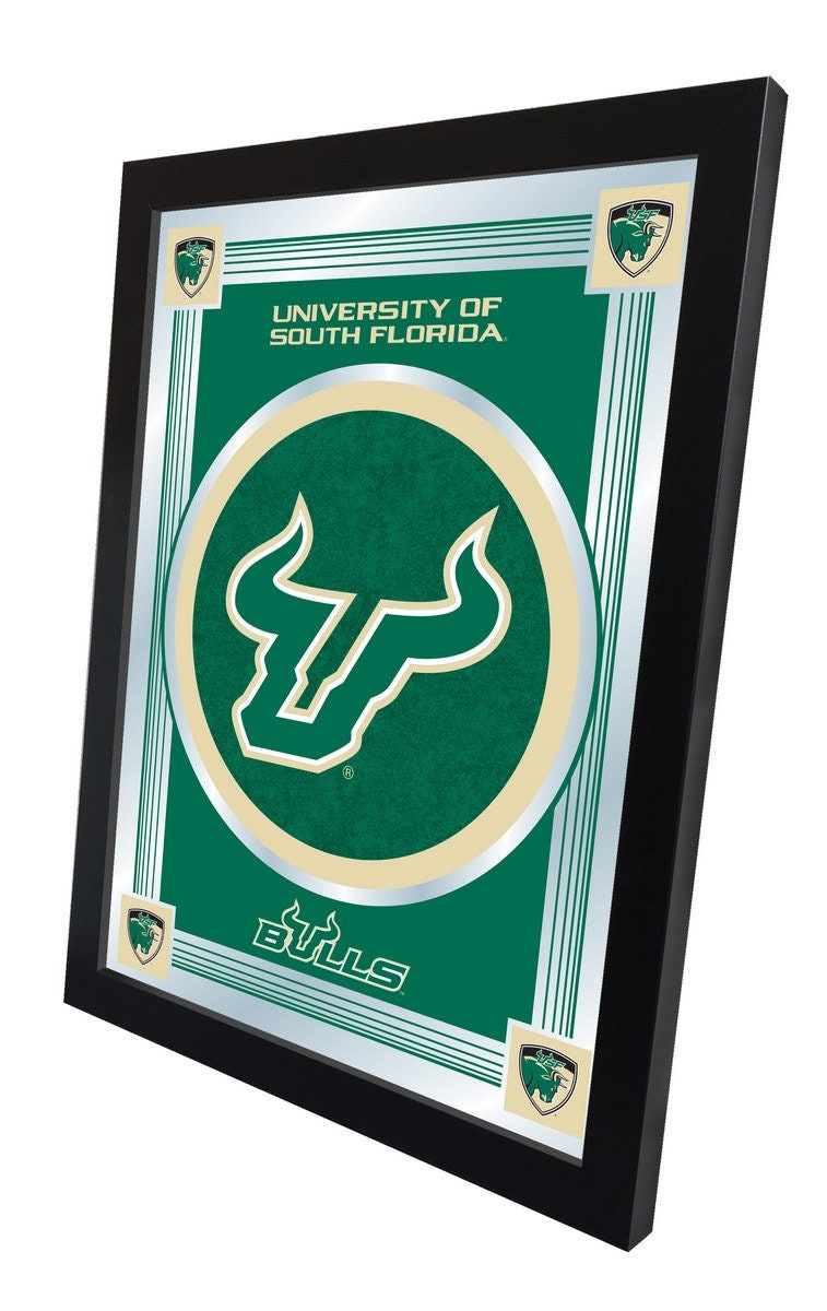 University of South Florida Logo Wall Mirror USF Bulls Decor - Etsy