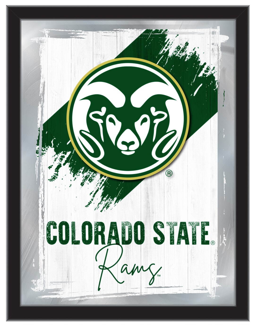 Colorado State University Logo Wall Mirror 08 CSU Rams Decor - Etsy