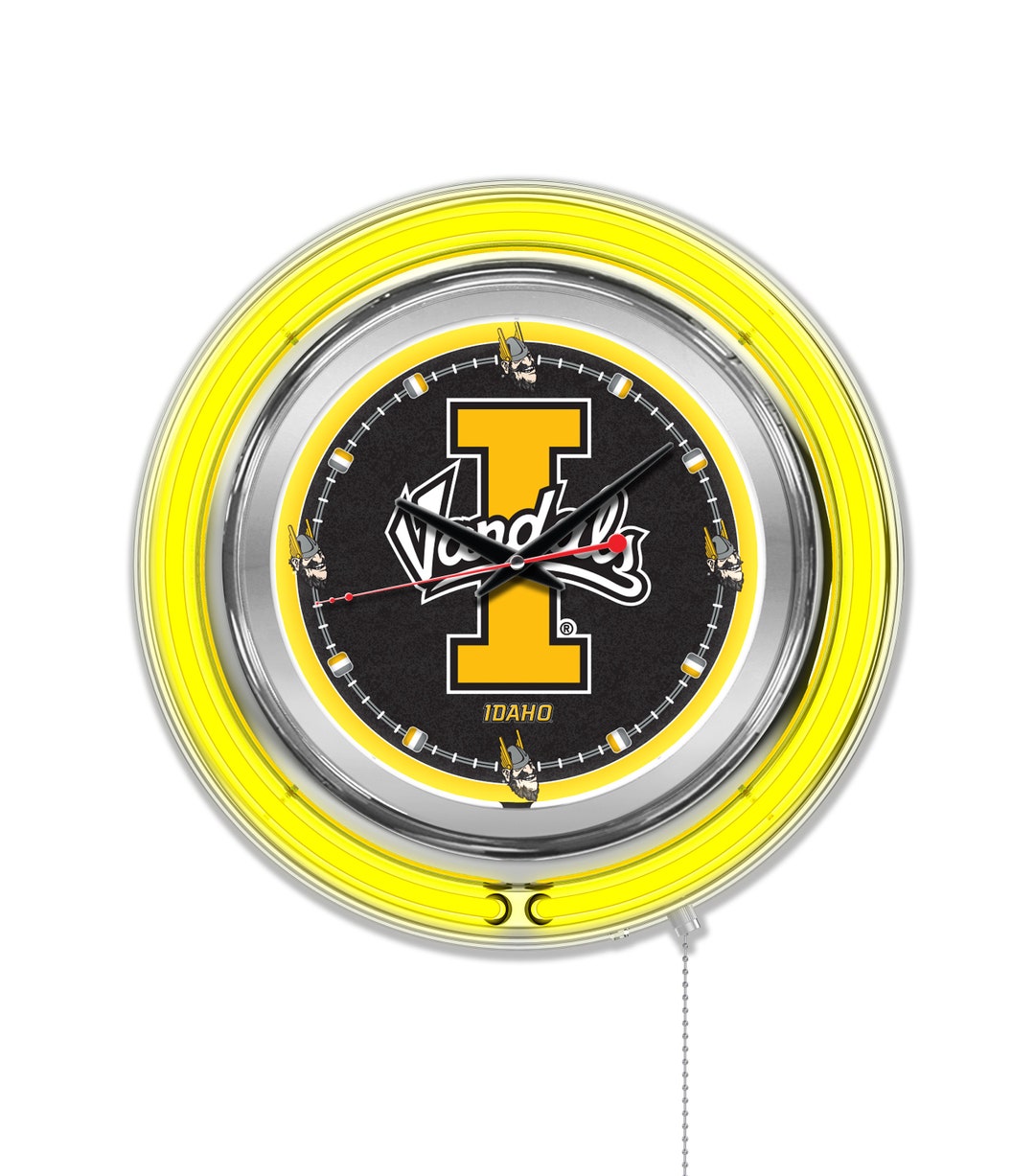 University of Idaho Neon Clock UI Vandals 15 Neon Clock - Etsy
