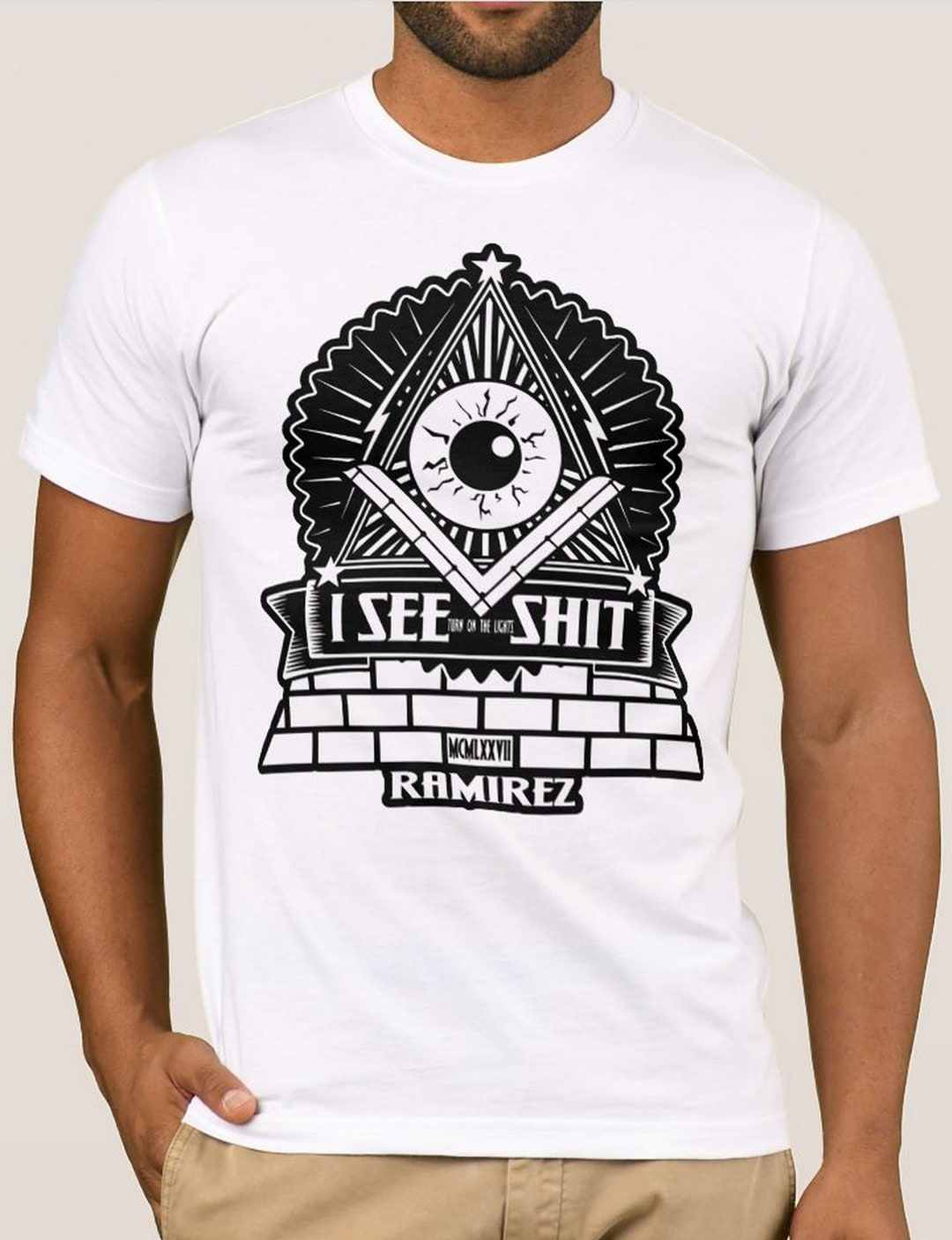 Illuminati T-shirt Masons Pyramid Secret Conspiracy 5XL, 4XL, 3XL, XXL ...