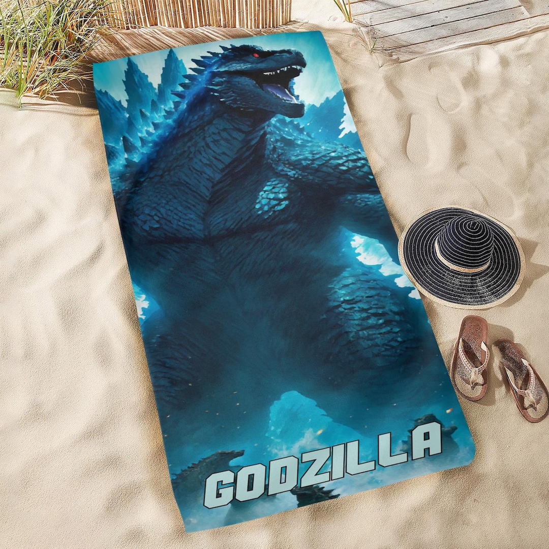 Beach Towel Godzilla Towel Gojira Beach Towel Kaiju Gift - Etsy