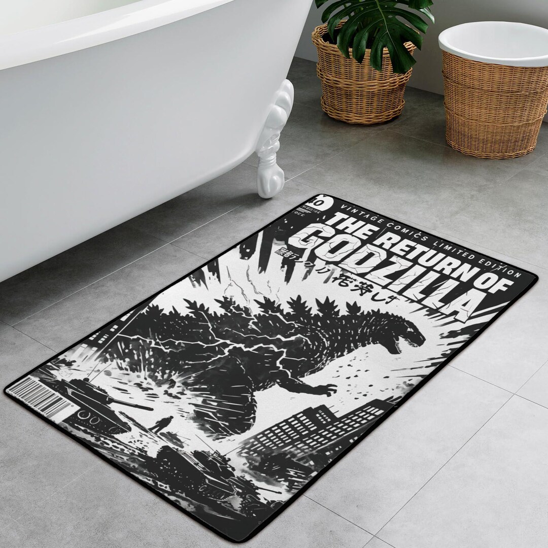 Godzilla Rug Area Rugs Godzilla Gift - Etsy