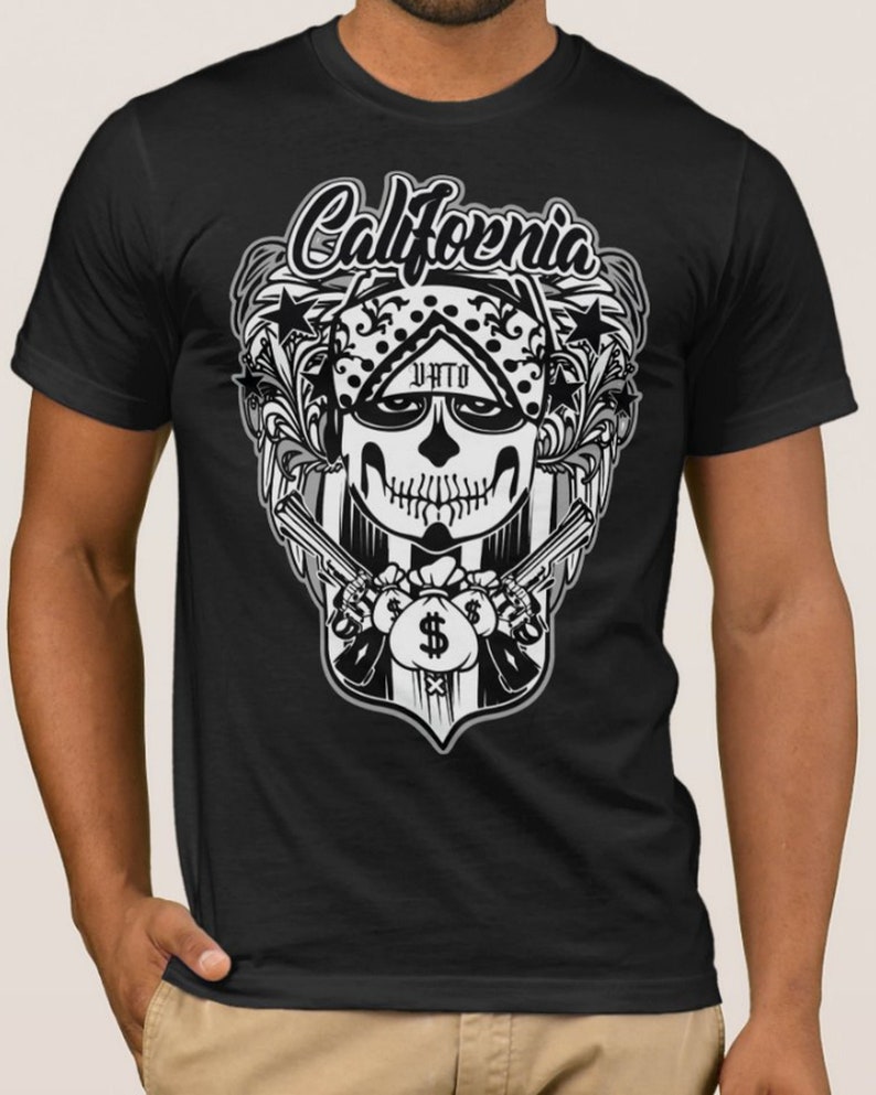 Vato Loco T Shirt Chicano Cholo Gangsta Gangster Gangsters Vatos Locos ...
