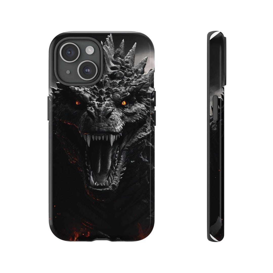 Godzilla iPhone 15 Godzilla Tough Cases Monster Phone Covers Scary ...