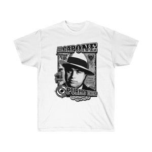 Al Capone T-shirt Gangsta Chicago Mafia Cartel Bandit Prohibition 5XL ...