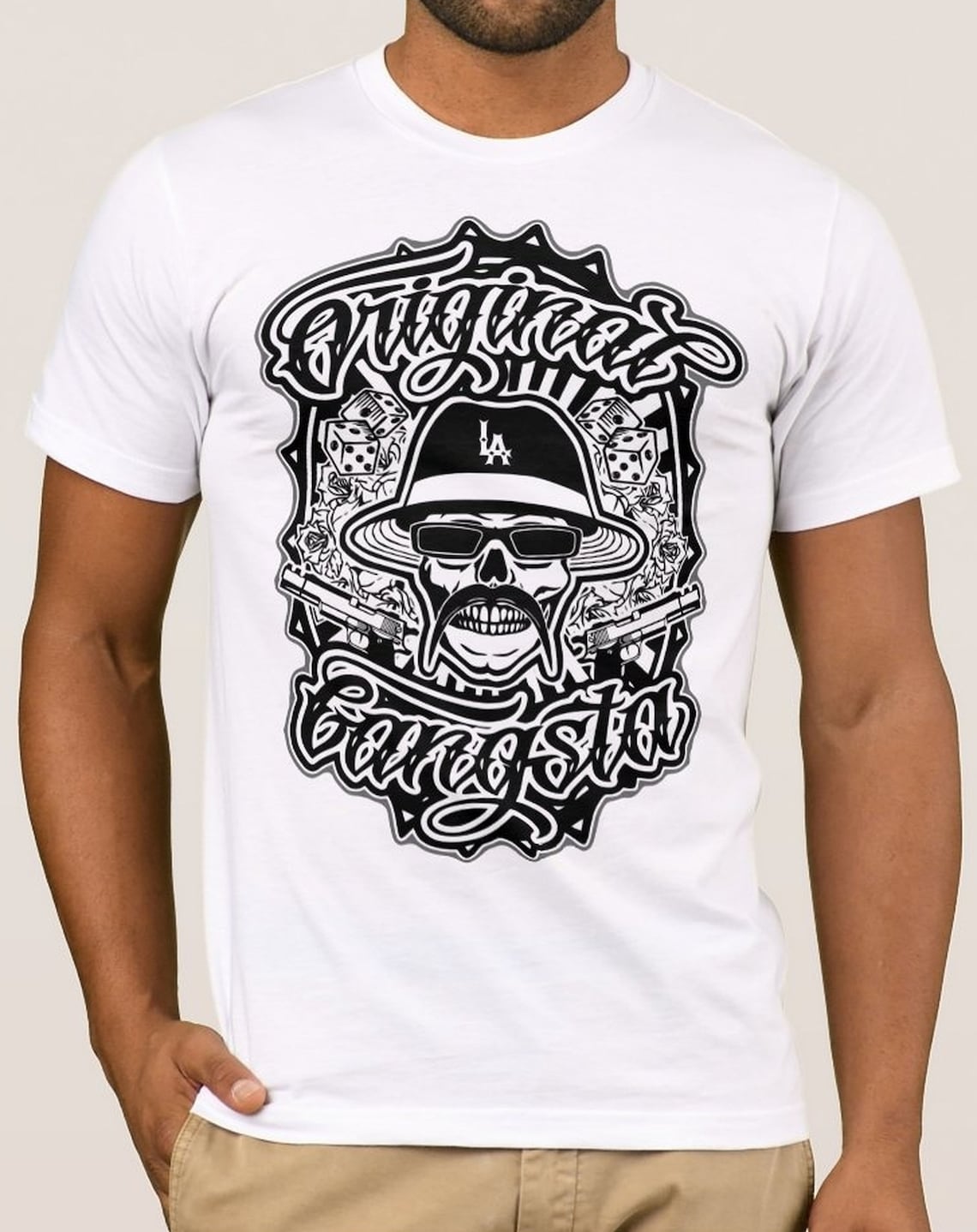 Gangsta T-shirt Gangster Gangsters Chicano Cholo Vato Loco Mexican ...