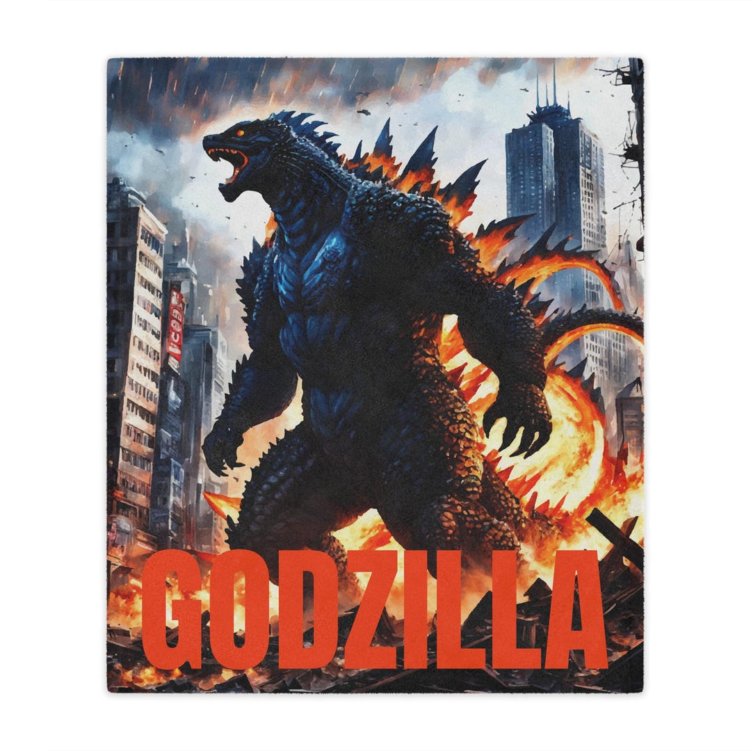 Blankets Microfiber Blanket Godzilla Kaiju Gojira Design Unique Fleece ...