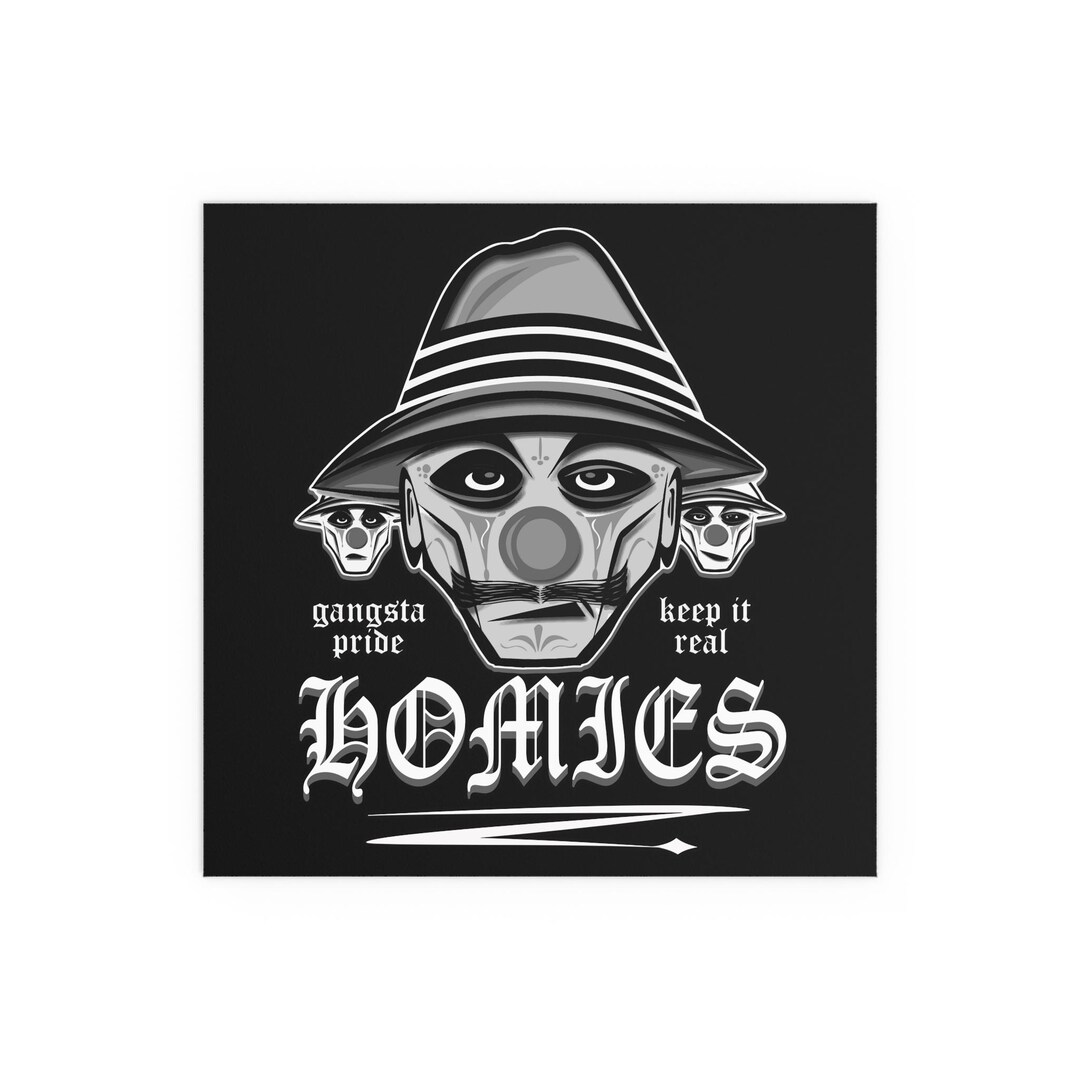 Silk Poster, Chicano Vato Loco Vatos Locos Wall Art Print, Home Decor ...