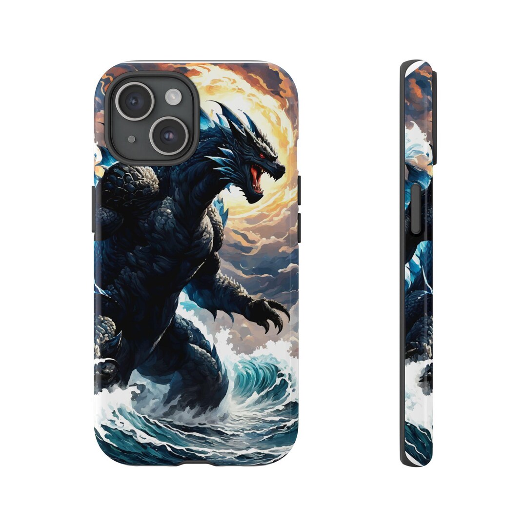 IPhone 15 Godzilla Tough Cases, Gojira Kaiju Phone Covers, Scary ...