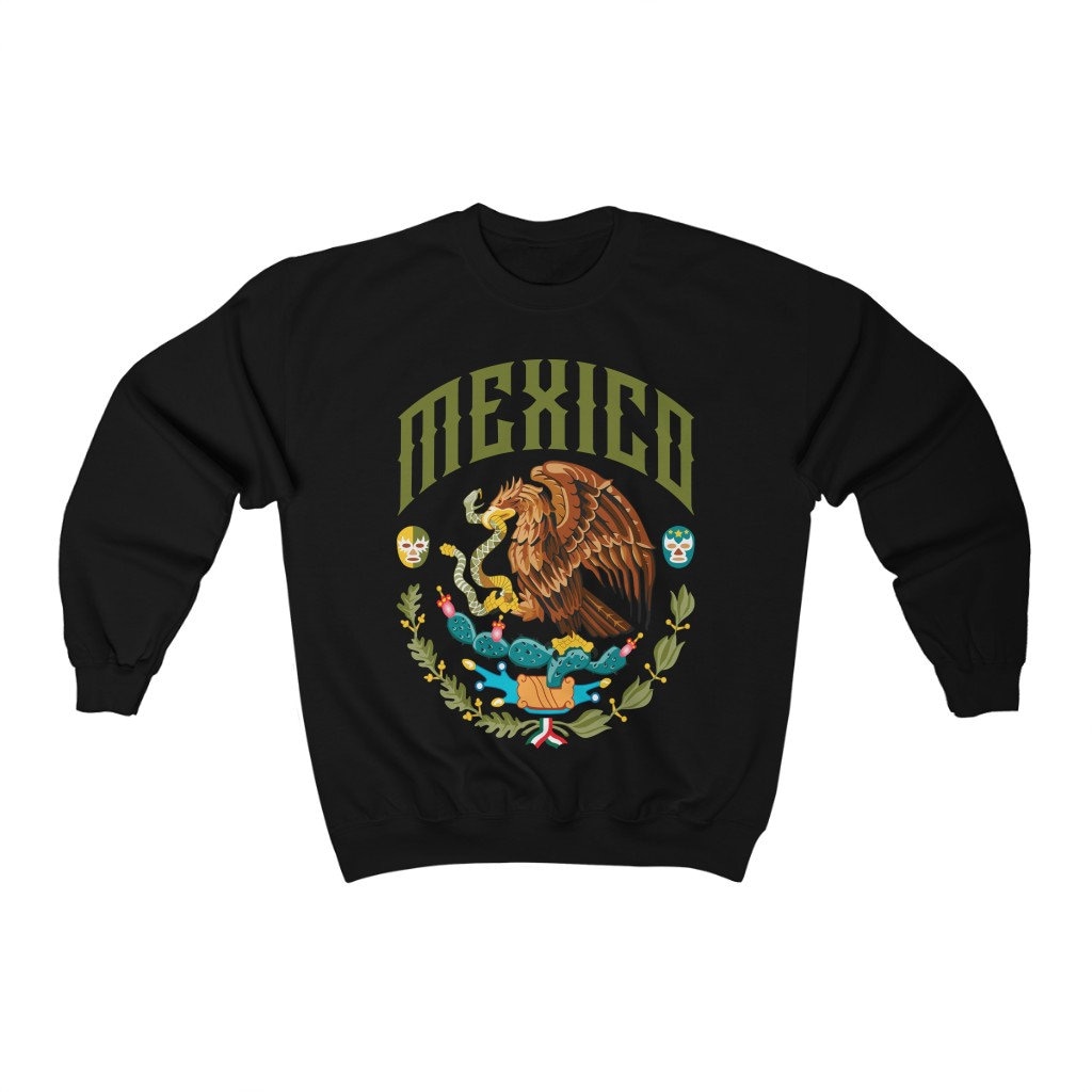 Mexico Sweatshirt Chicano Pullover Cholo Sweater Mexican Hoodie Lucha ...