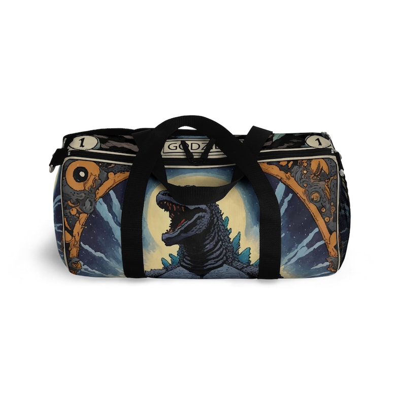 Godzilla Duffel Bag Gym Bag Kaiju - Etsy