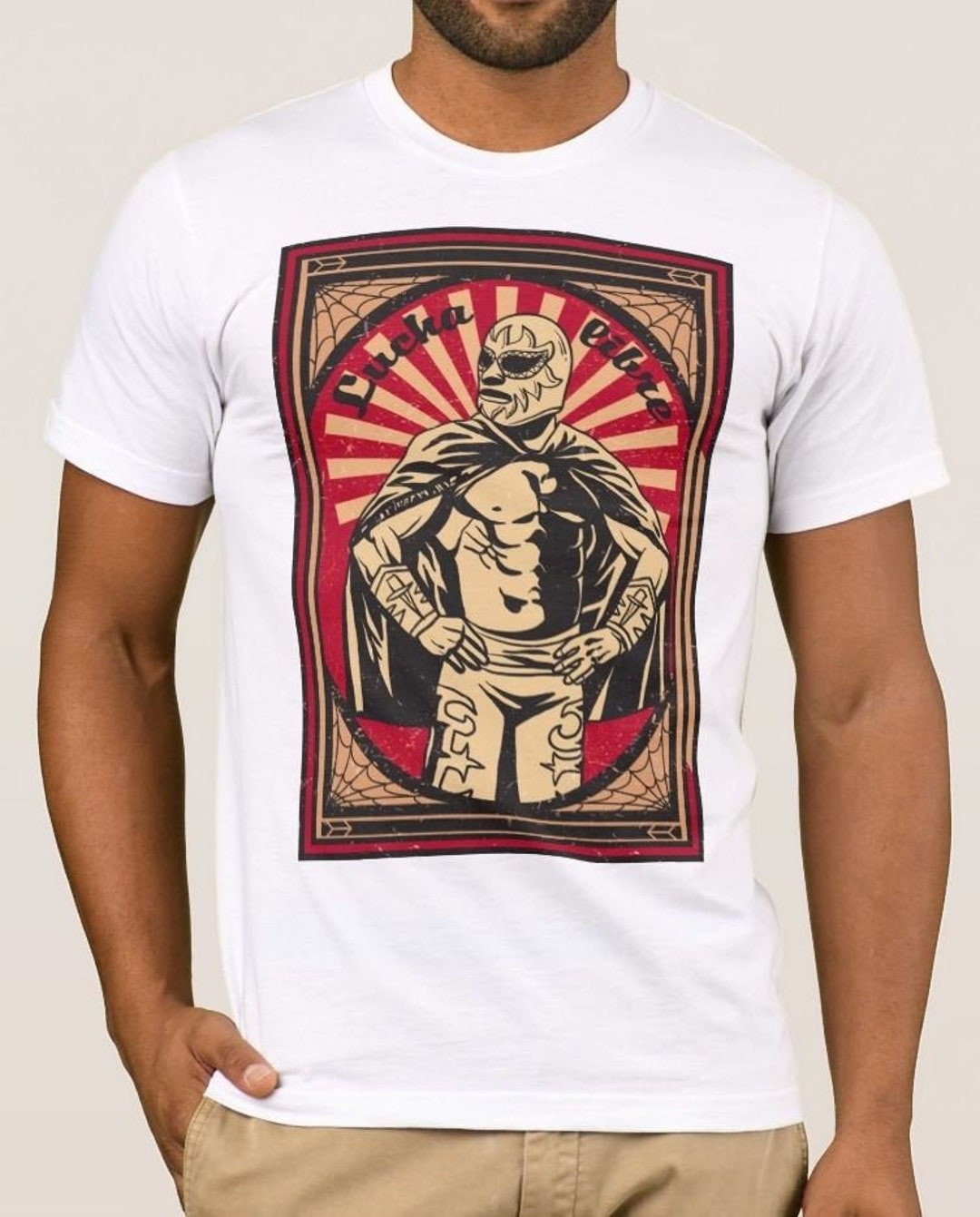 Lucha Libre T-shirt Wrestling Mexican Luchador Chicano Cholo 5XL 4XL ...