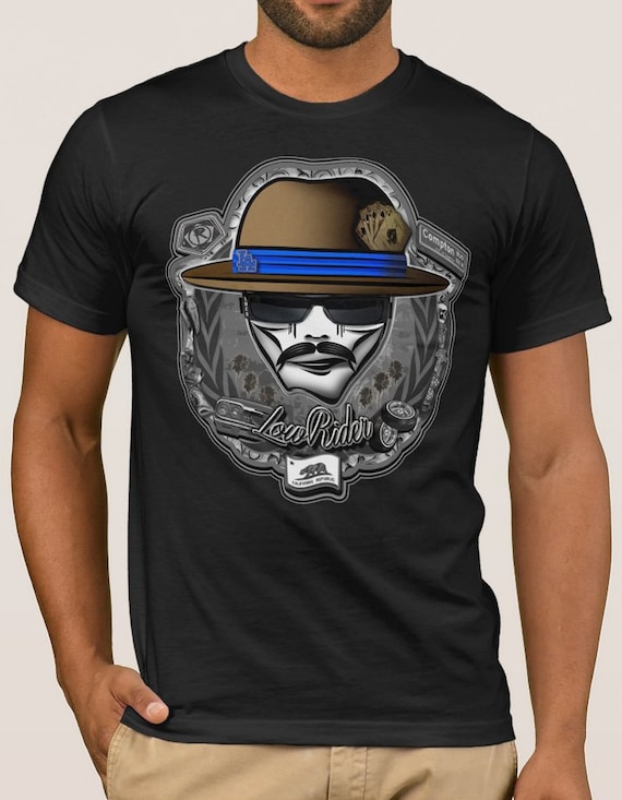 Lowrider T-shirt Chicano Cholo Mexican Gangsta Gangsters | Etsy