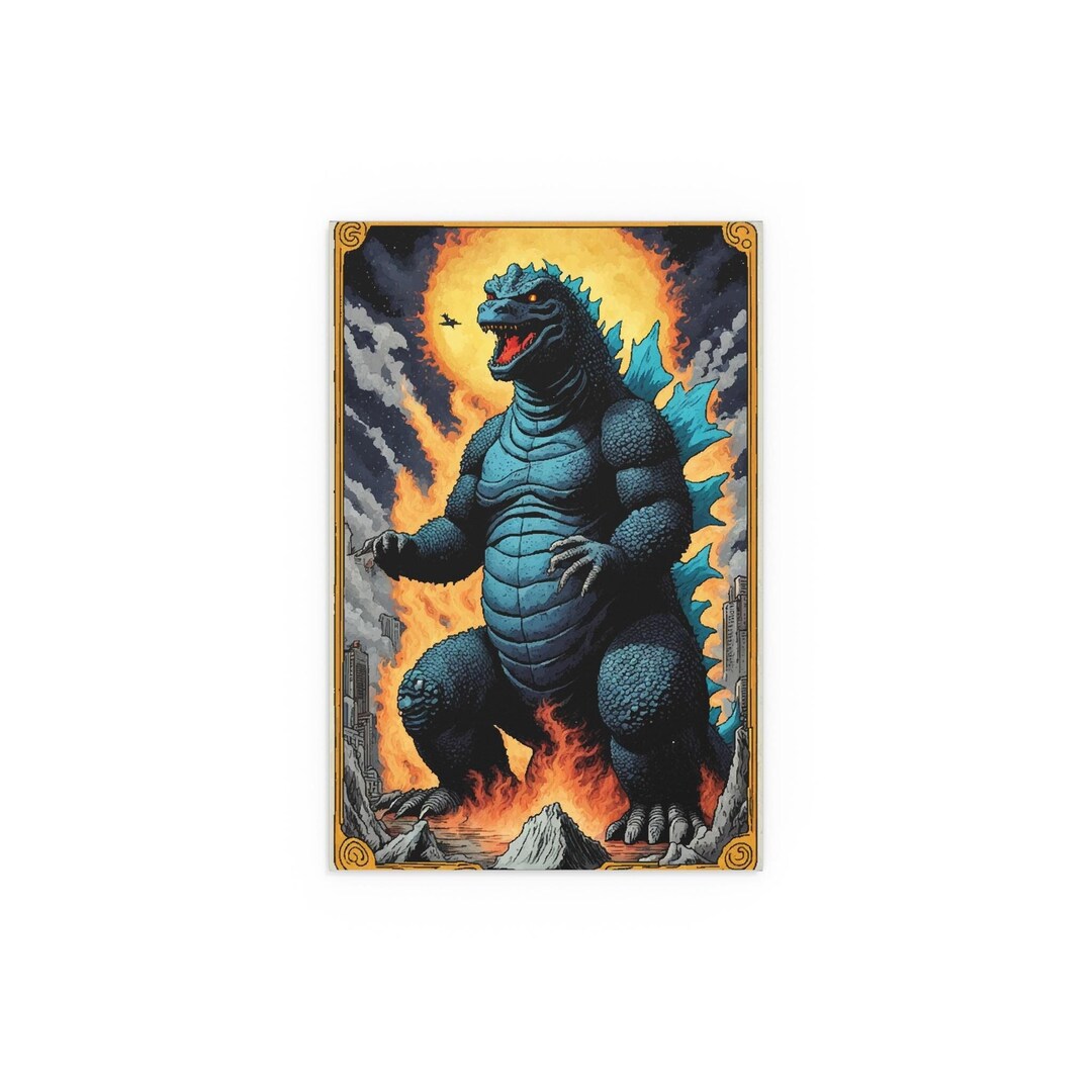 Silk Poster, Godzilla Design - Indoor and Outdoor Wall Art, Home Decor ...