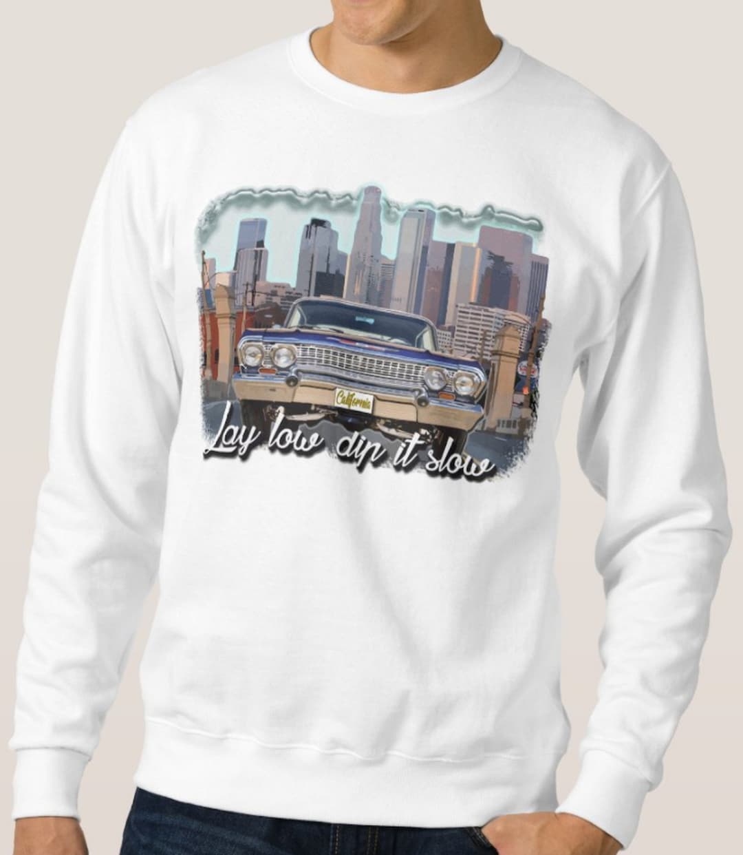 Lowrider Sweatshirt Cholo Chicano Pullover Impala Sweater Hoodie ...