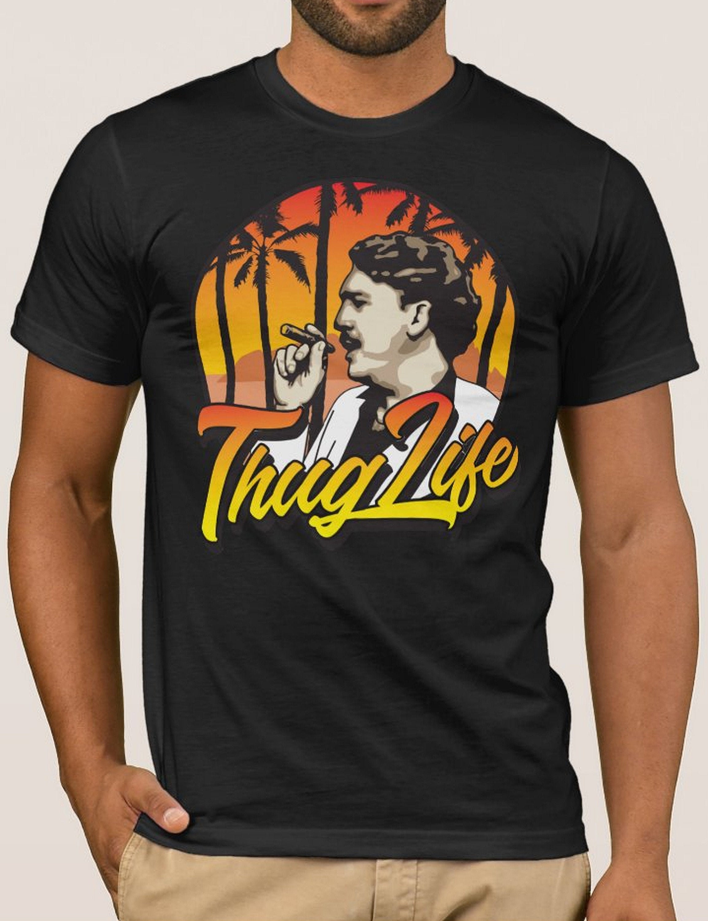 Pablo Escobar T-shirt Gangsta Gangster Gangsters Pride Cartel Mafia 5XL ...
