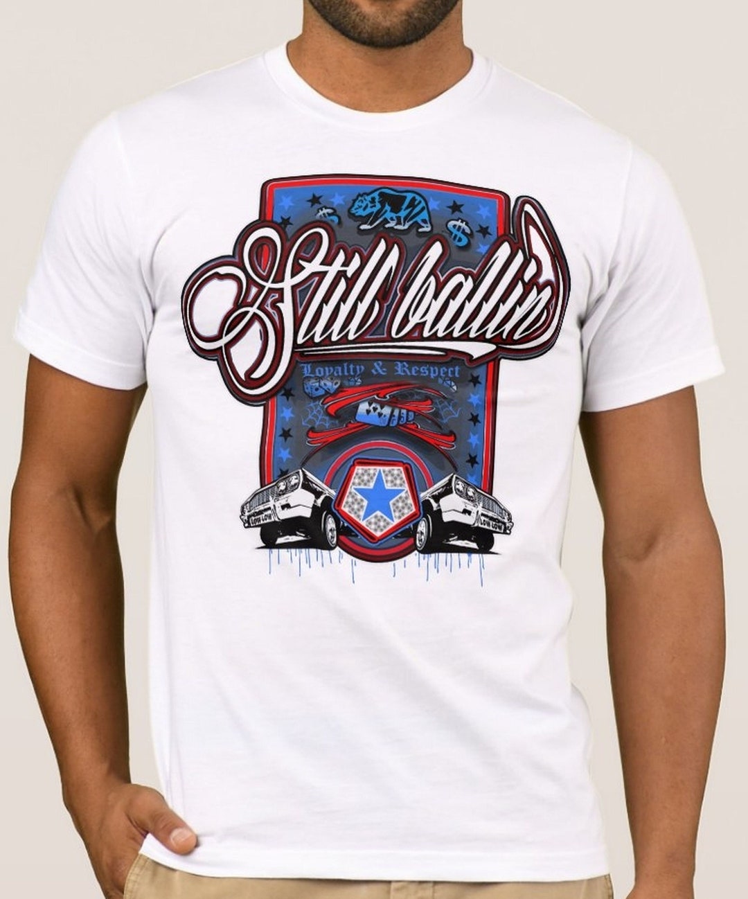 Lowrider T-shirt Gangsta Raider Cholo Chicano Mexican Gangsters ...