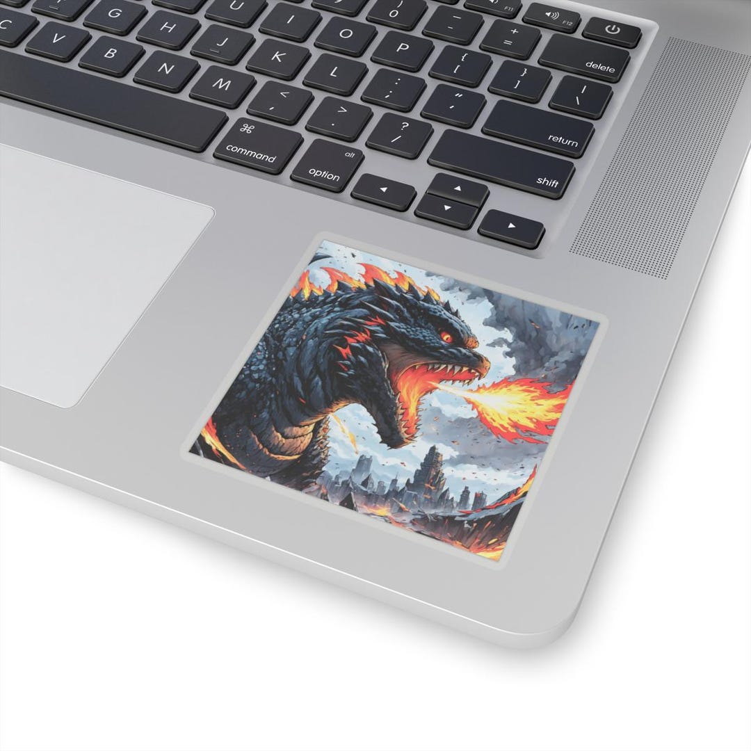 Godzilla Kiss-cut Stickers, Gojira Kaiju Decals, Monster Movie Lover ...
