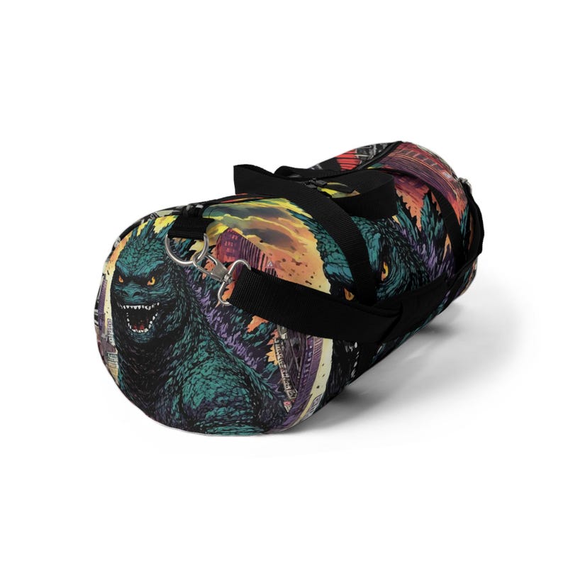 Godzilla-inspired Duffel Bag, Perfect for Travel, Gym, Gifts for Fans ...