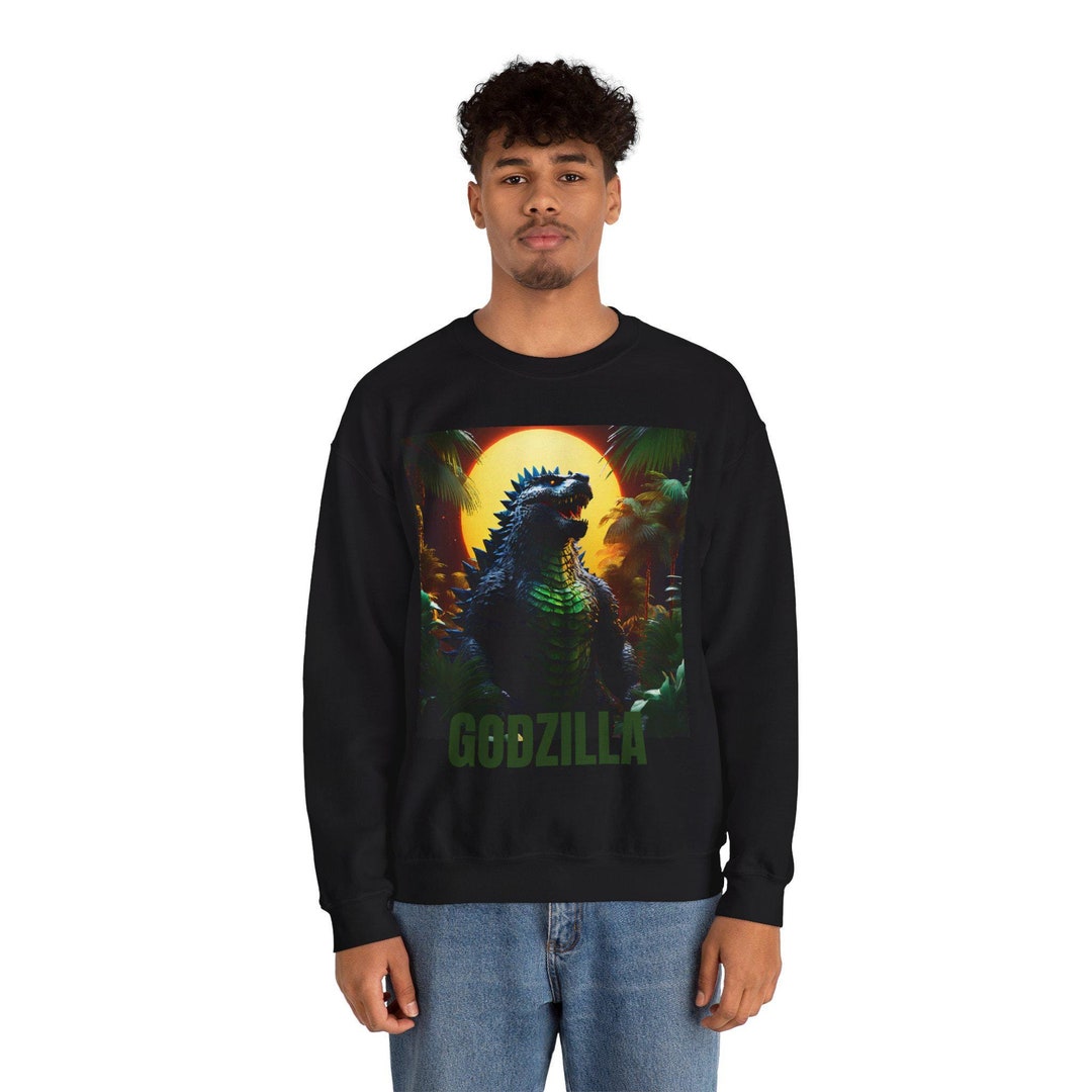Godzilla Kaiju Sweatshirt, Monster Movie Lover Gift, Gojira Crewneck ...