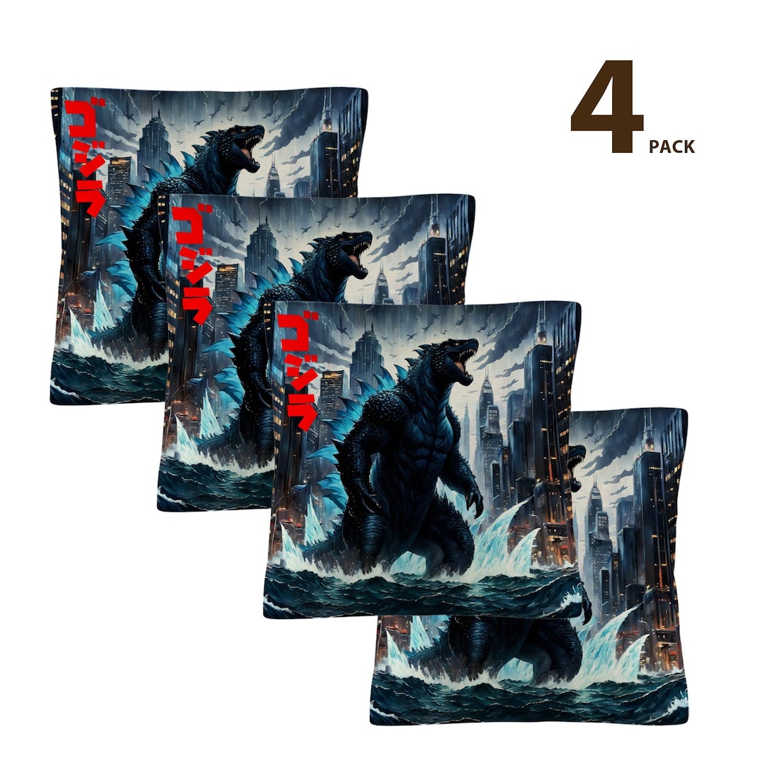 Godzilla Pillow Cover Godzilla Pillowcase Godzilla Pillowcases ...