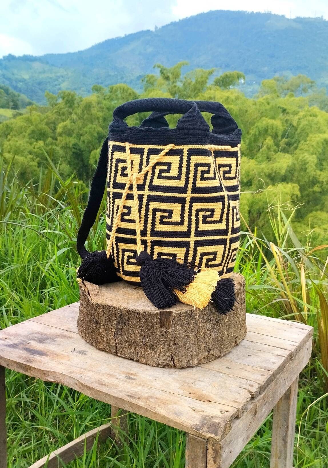 Backpack Wayuu Large Exclusive Model With Two Styles of Handle - Etsy