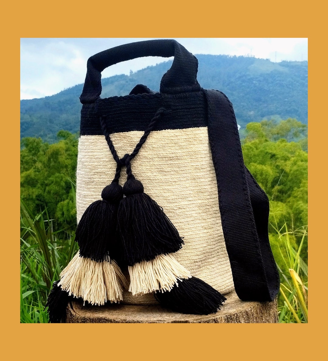 Backpack Wayuu Large Exclusive Model With Two Styles of Handle the ...