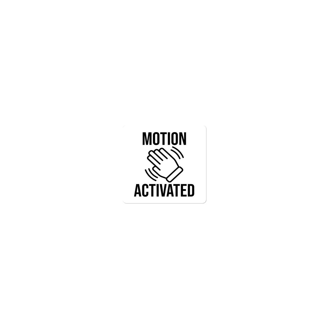 Motion Activated Sticker Vinyl Decal Prank Joke Durable Fast Post ...