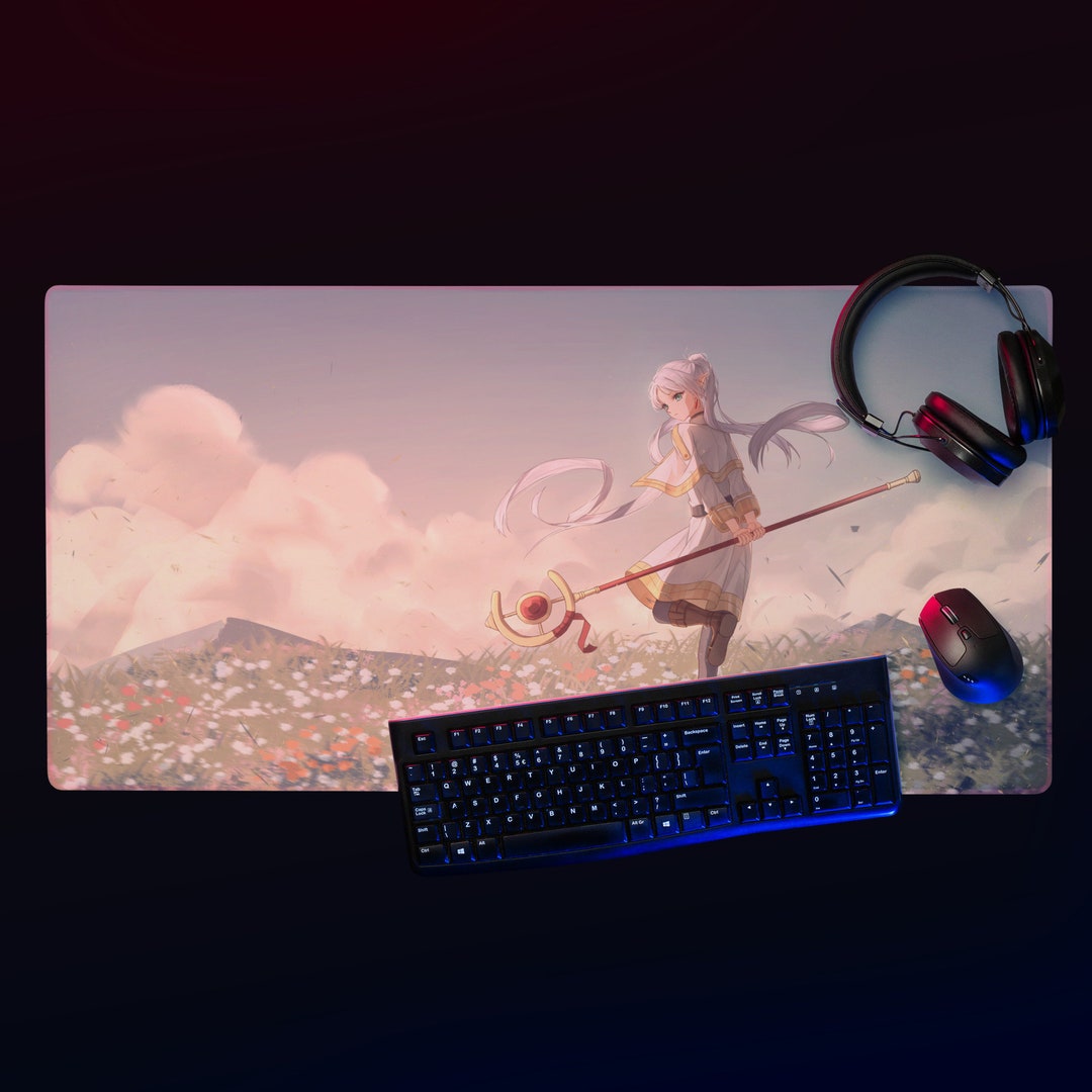 Anime Gaming Mouse Pad Desk Mat Waifu Kawaii Girl Keyboard Protection ...