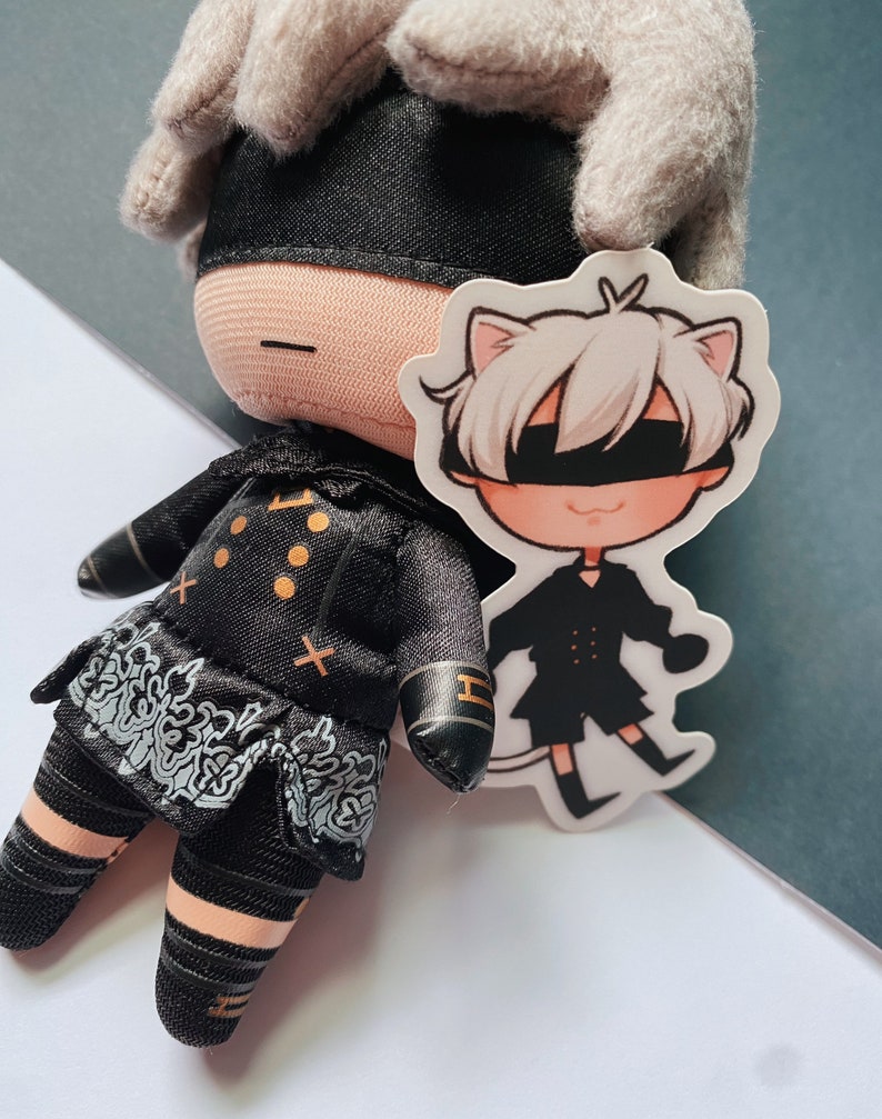 Nier: Automata Neko 3” Stickers 9S 2B A2 - Etsy
