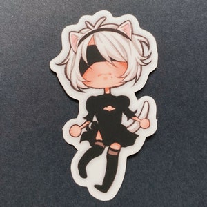 Nier: Automata Neko 3” Stickers 9S 2B A2 - Etsy