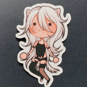 Nier: Automata Neko 3” Stickers 9S 2B A2 - Etsy