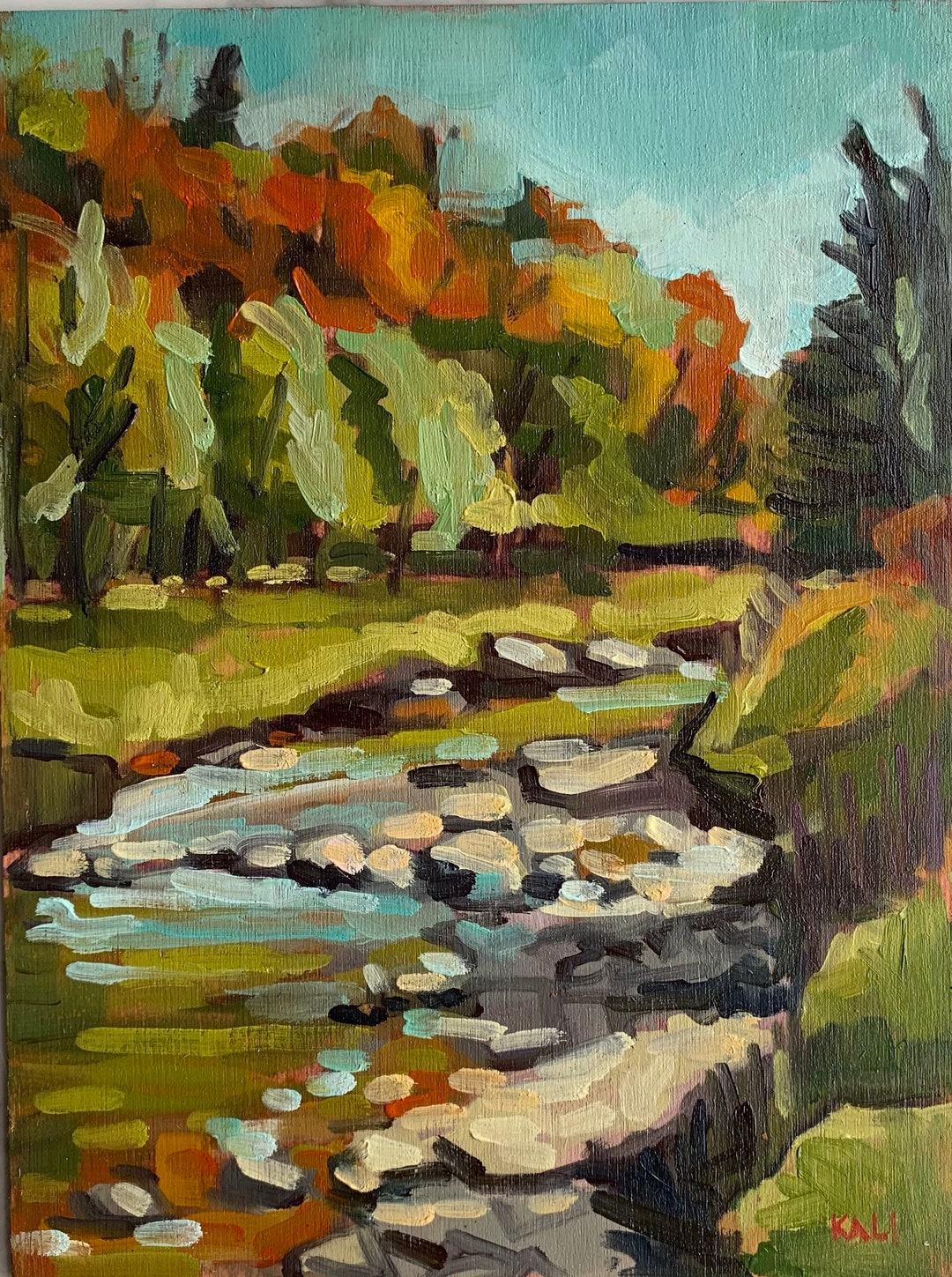 Winding Stream // 9x12 - Etsy UK
