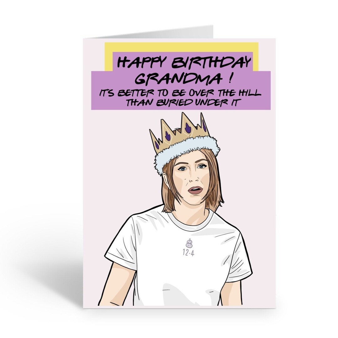 Rachel Green 30 Birthday Card, Friends TV Show, A6 Greeting Card - Etsy