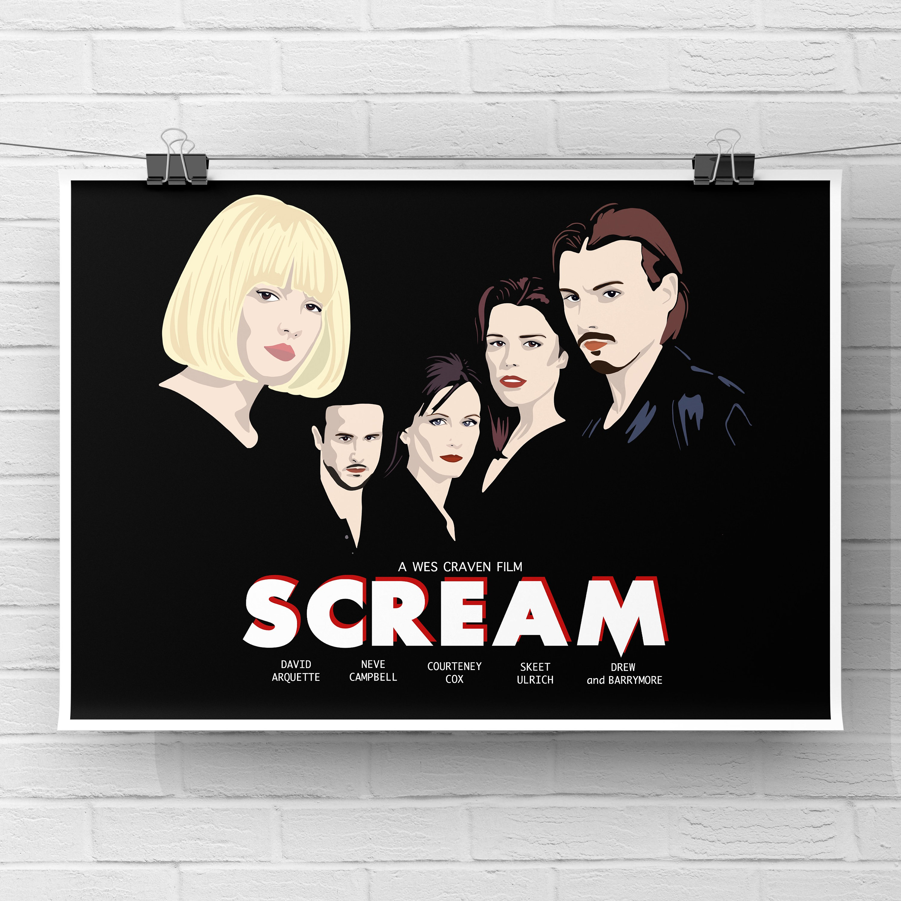 Scream poster - lunagulu