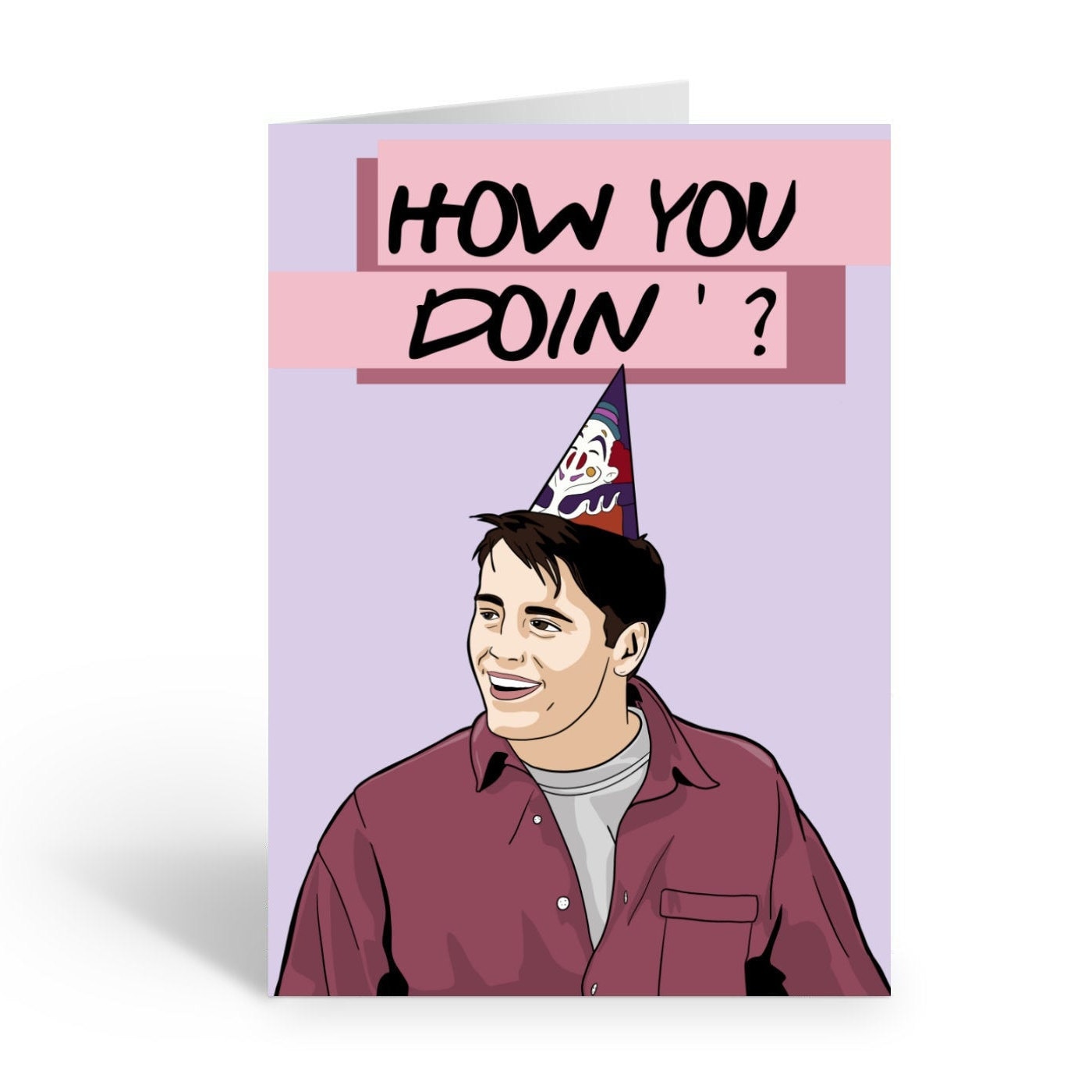 Friends Joey Tribbiani how You Doin' A6 | Etsy