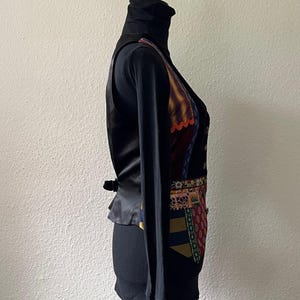 Vintage Todd Oldham Patchwork Velvet & Leopard Vest — 90s Maximalist ...