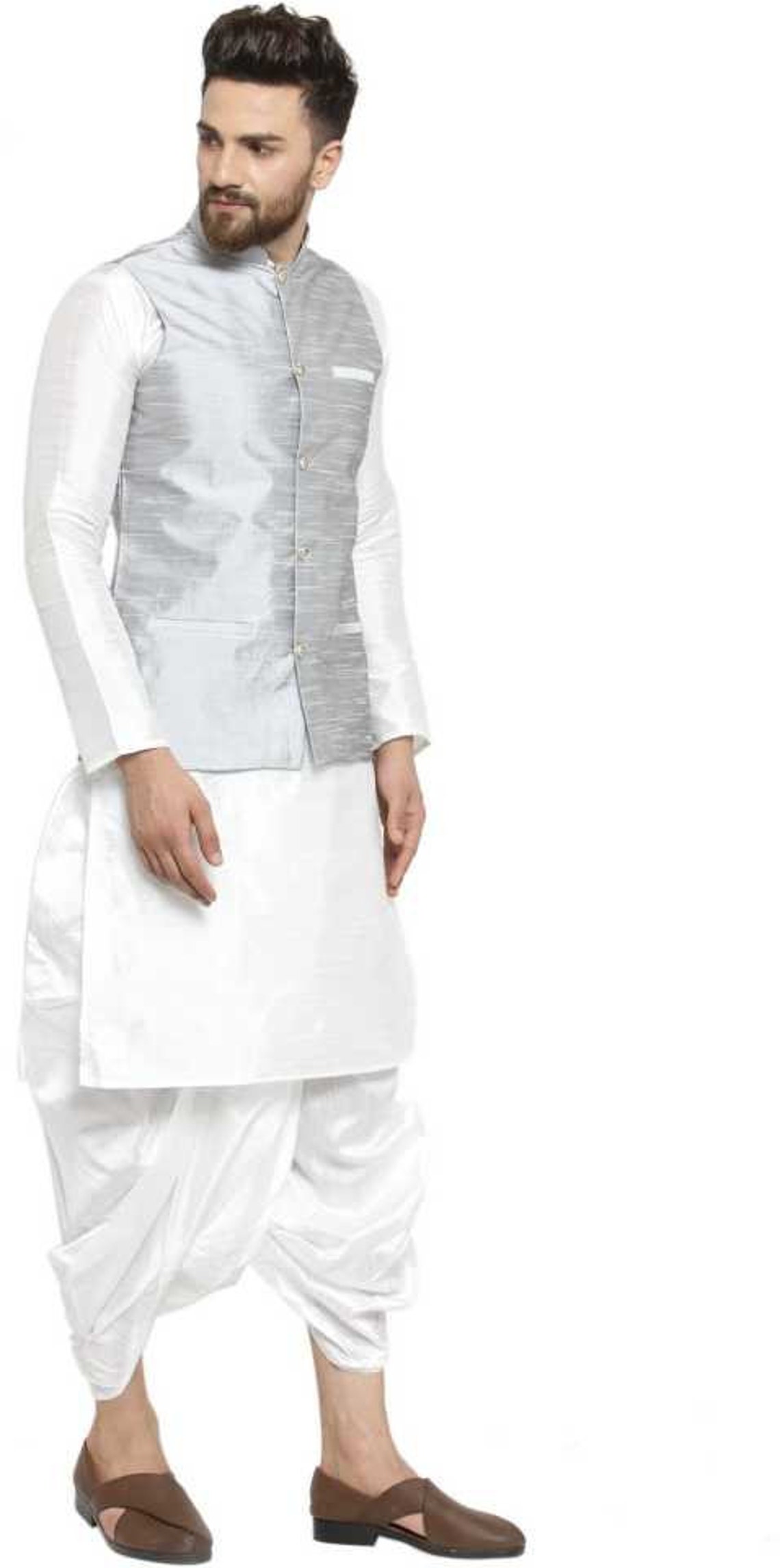 Indian Traditional Kurta Dhoti With Jacket Coat / Blazer | Etsy