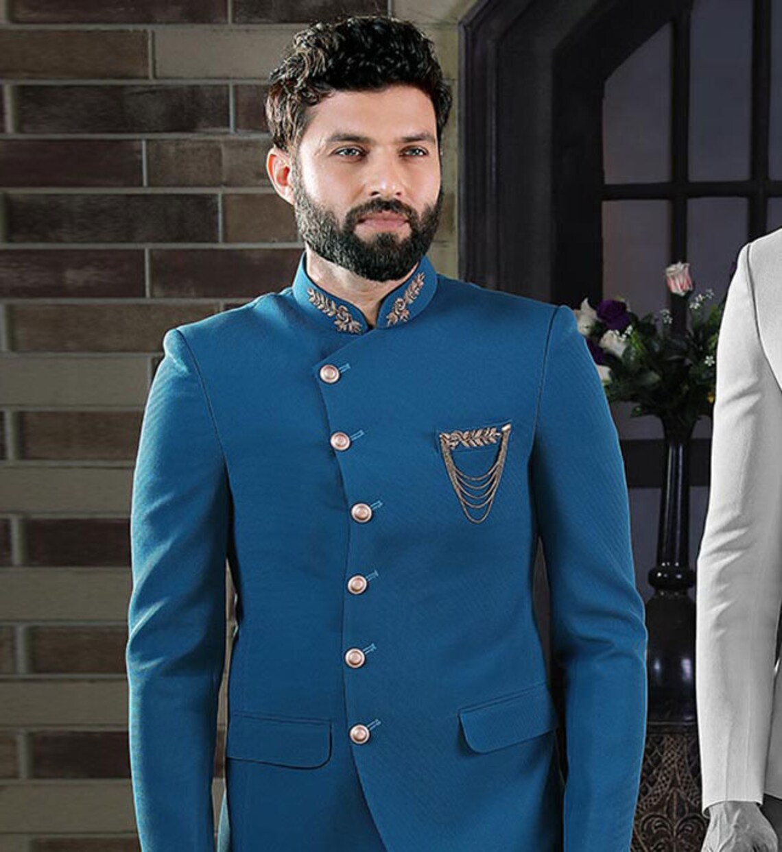 Indian Royal Ethnic Partywear Mens 2 Piece Suit Coat Pant - Etsy